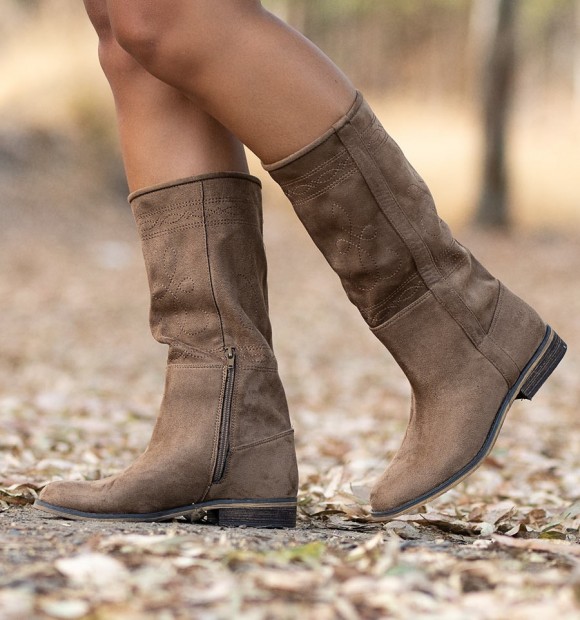 MODA BOHEMIA Botines boho con adornos ENVIO 24HR